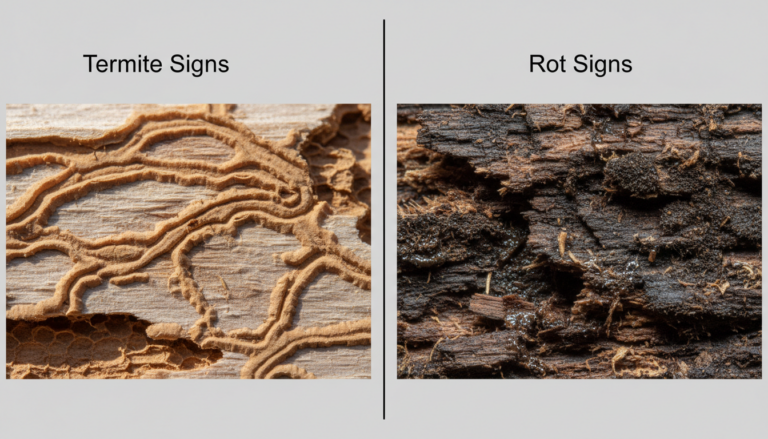Termite Damage vs. Wood Rot in Arkansas Checklist | Smouse Bros
